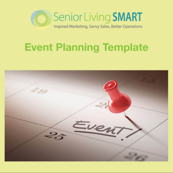 Event Planning Template - Senior Living SMART